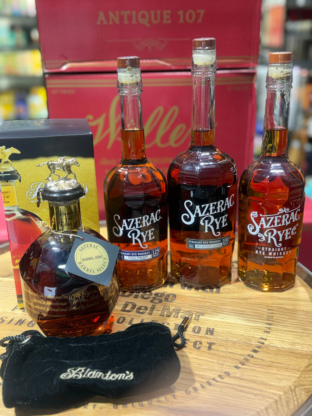 Blanton’s Gold Limited Edition Store Pick & Sazerac Rye Collection – B ...