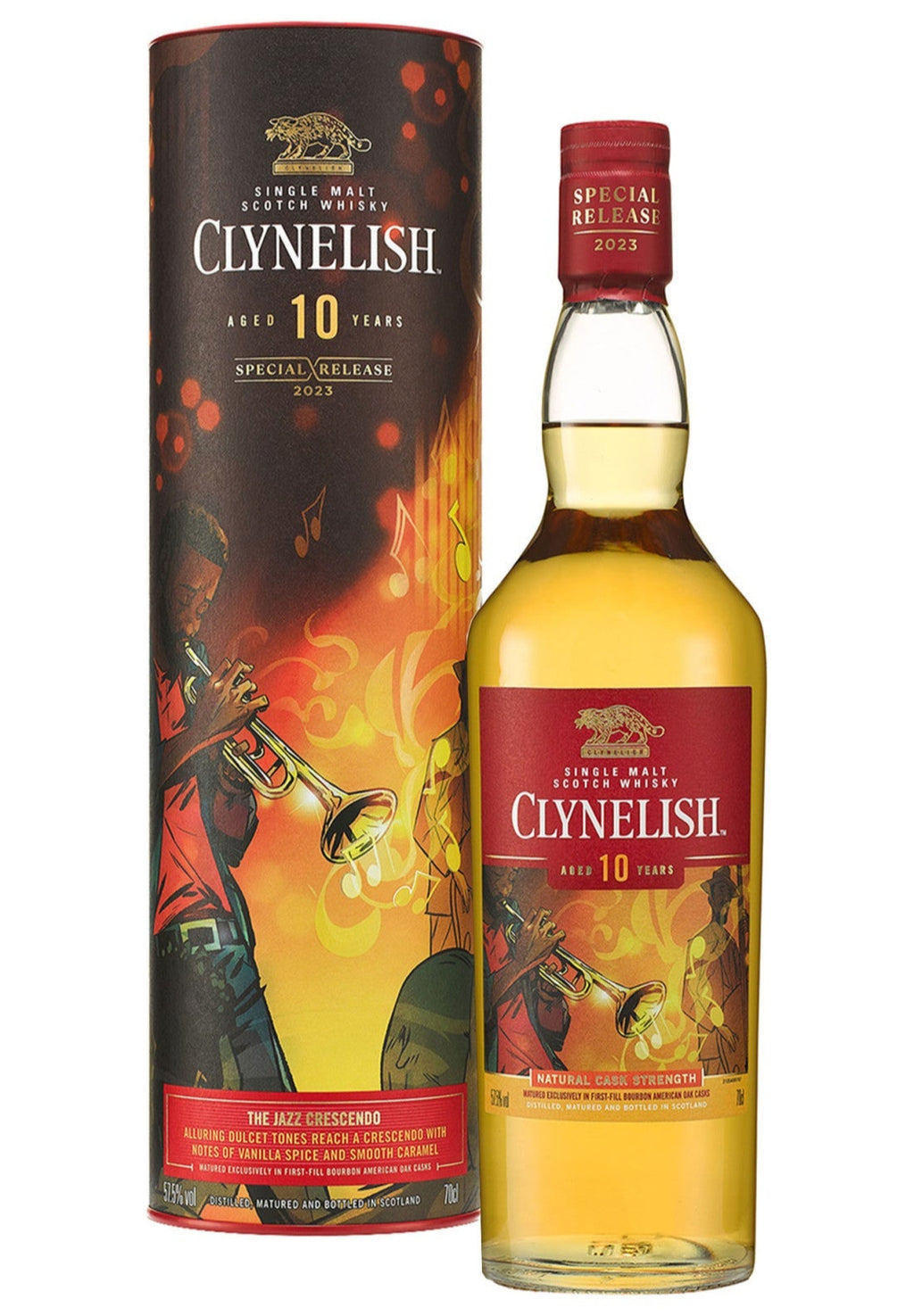Clynelish 10 year old "The Jazz Crescendo" Single Malt Scotch Whisky S ...