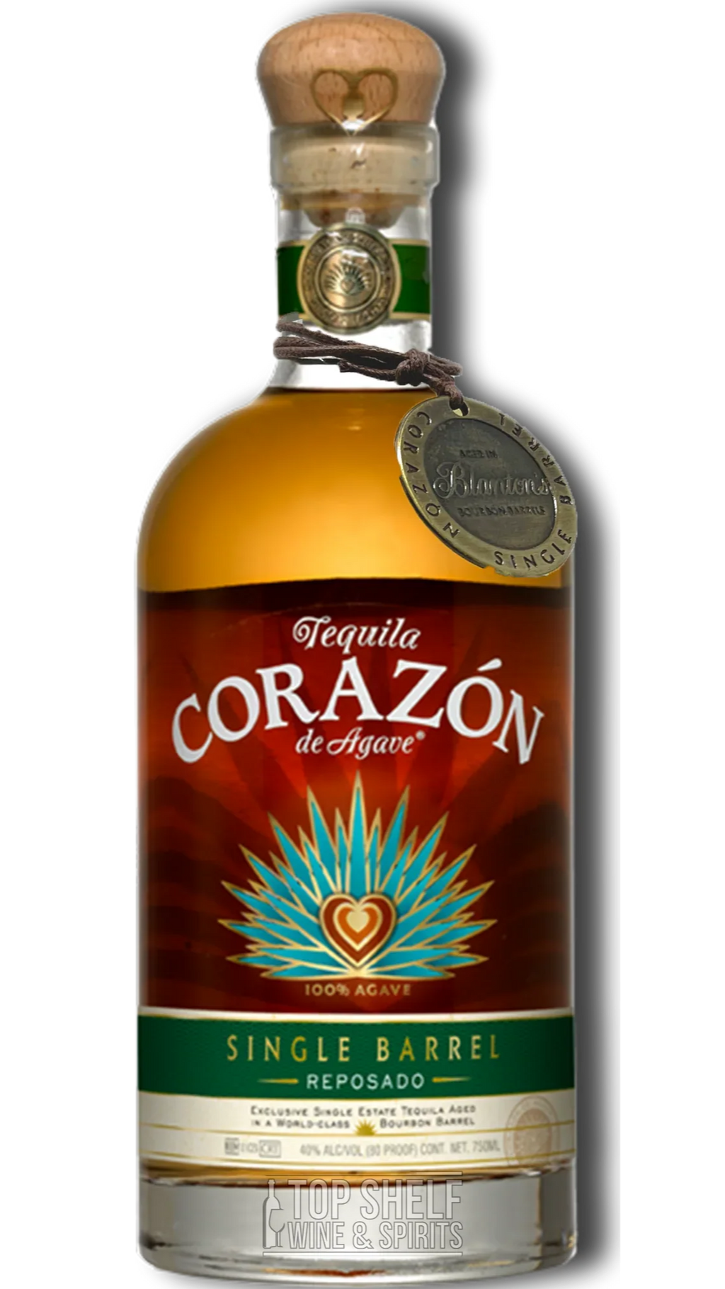 Corazon Reposado Aged in Blantons Store Pick Barrel – Ly's Liquor
