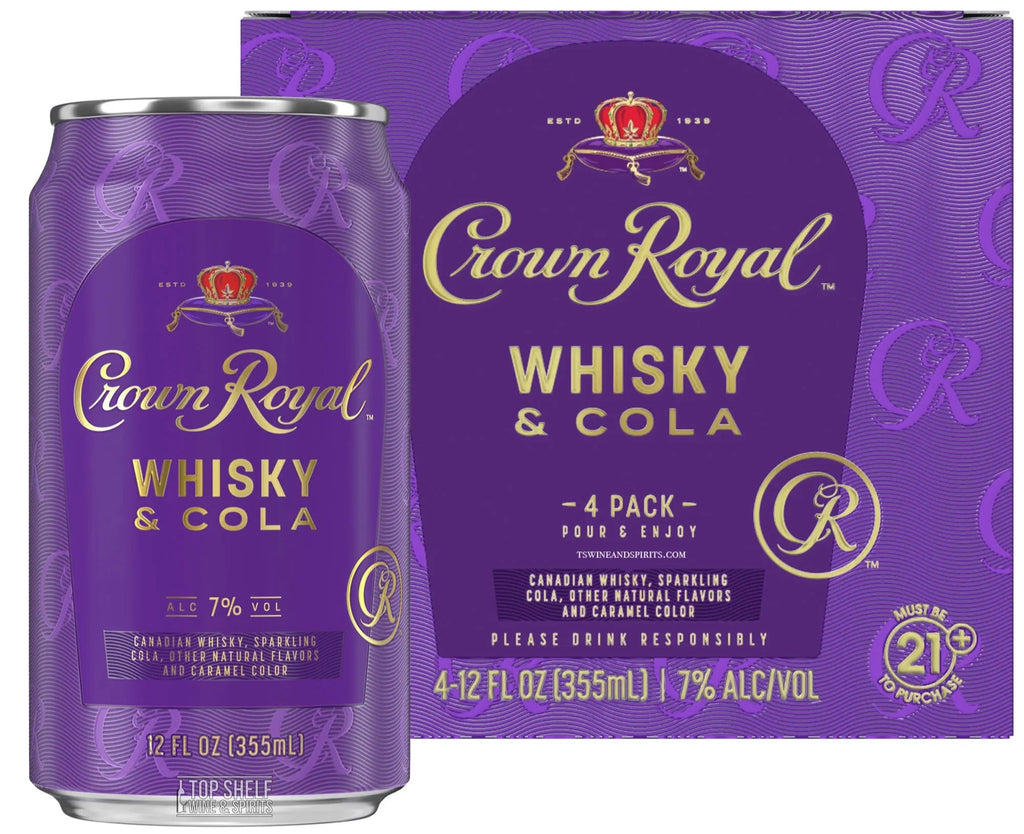 Crown Royal & Cola 4-Pack – Ly's Liquor