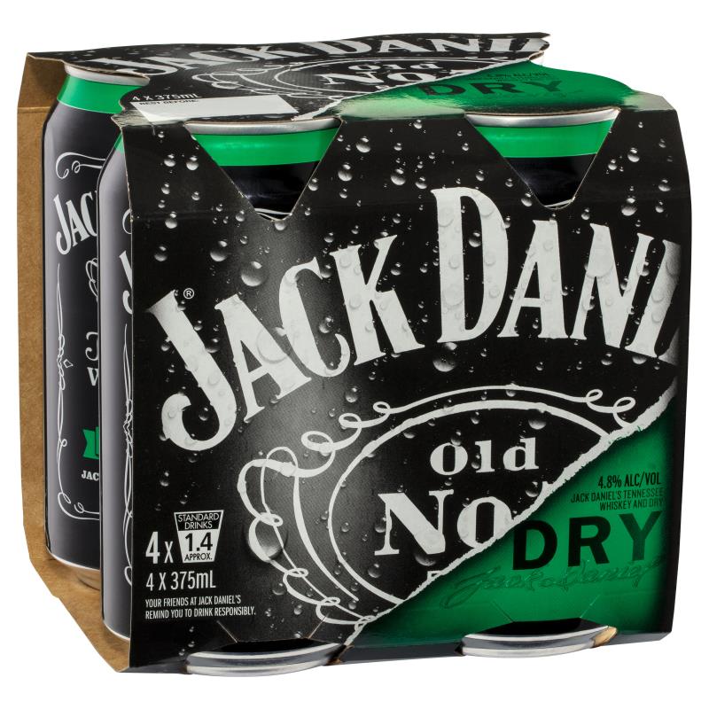 Jack Daniel’s Ginger Ale 4-Pack – Ly's Liquor
