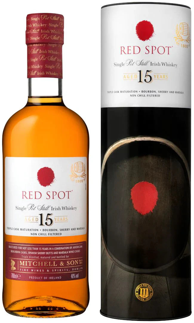 Mitchell & Son Red Spot 15 Year Old Single Pot Still Irish Whiskey – Ly ...